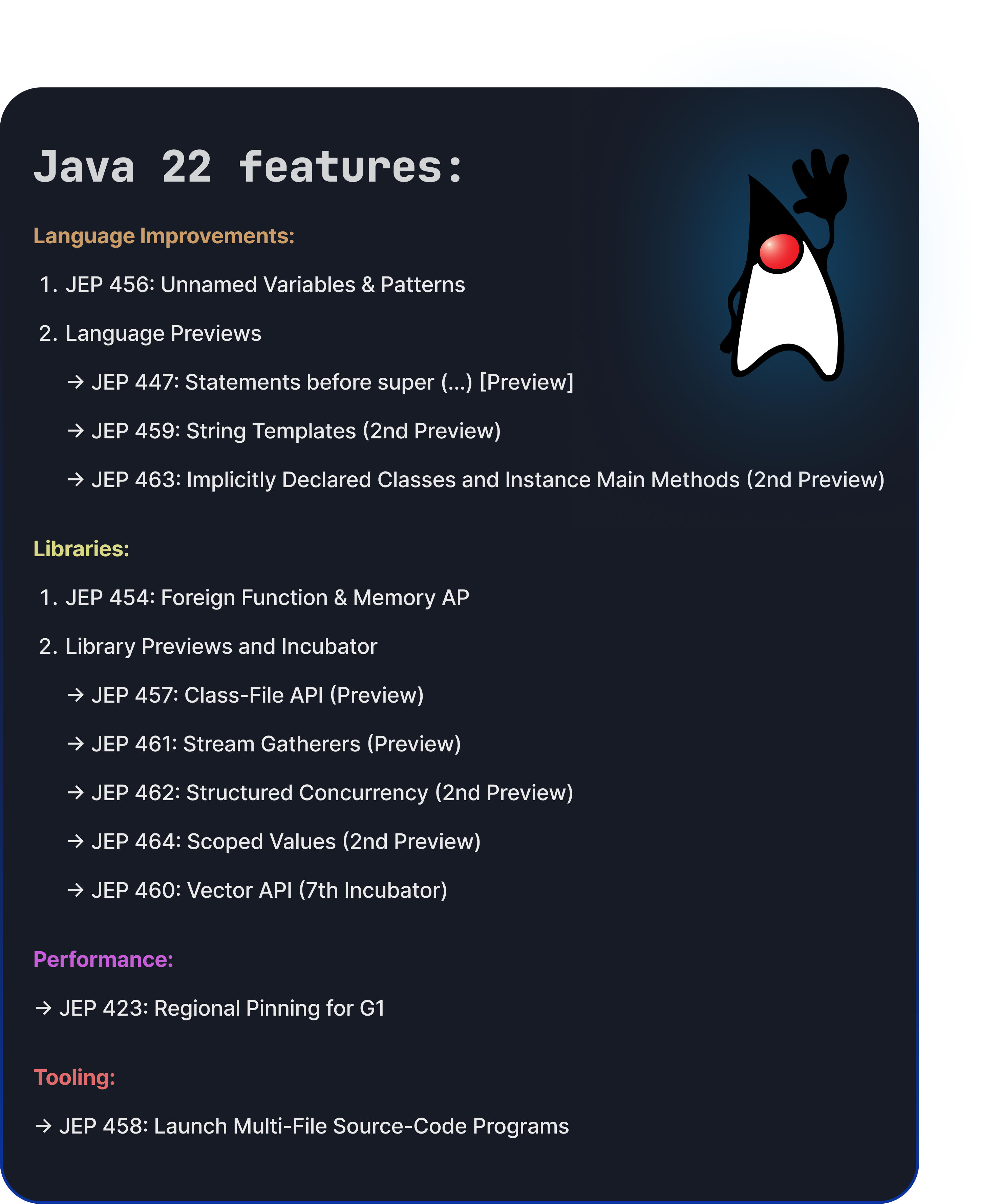Everything you need to know about Java 22